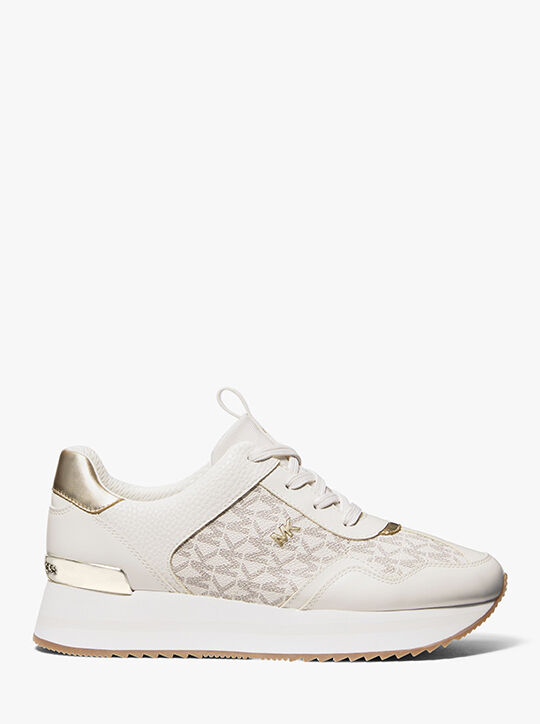 Raina Signature Logo Platform Trainer | Michael Kors Official Website
