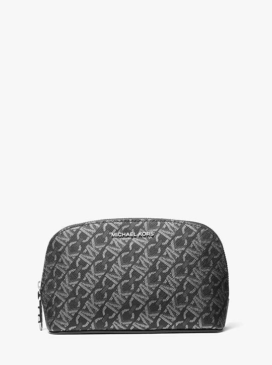Small Metallic Empire Signature Logo Travel Pouch | Michael Kors ...