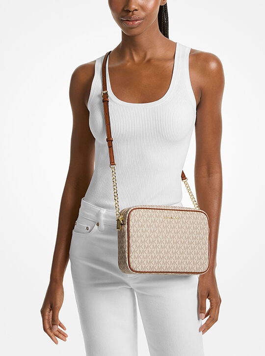 Jet Set Large Logo Crossbody Bag | Michael Kors Official Website