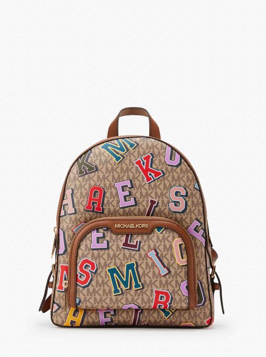 Jaycee Medium Varsity Logo Backpack | Michael Kors Official Website